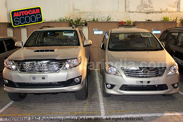 New Toyota Innova, Fortuner spied | Autocar India