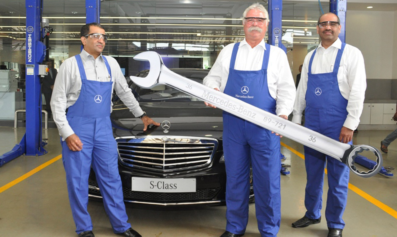 Mercedes opens largest workshop in India - Introduction | Autocar India