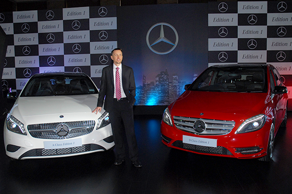 Mercedes A-class and B-class Edition 1 launched - Introduction ...