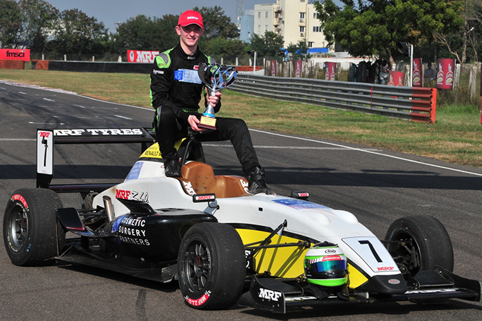 Toby Sowery crowned MRF Challenge 2014 champion | Autocar India