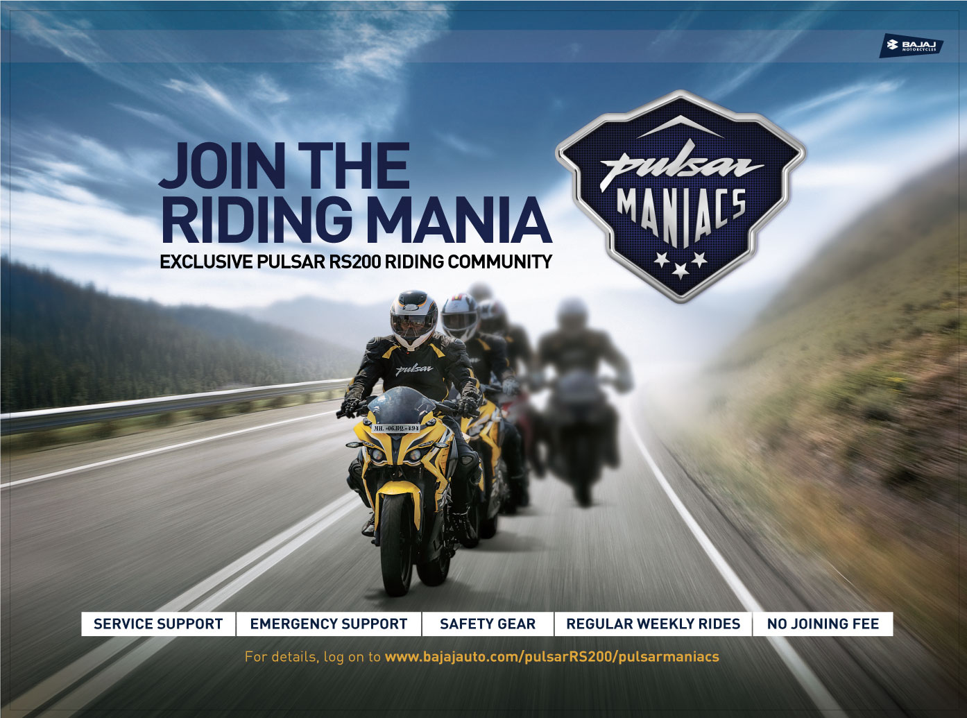 Bajaj launches 'Pulsar Maniacs' and 'The Avenger Gods' communities ...