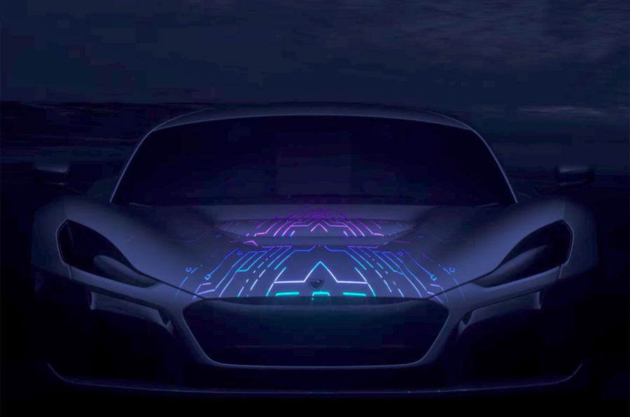 Rimac second electric hypercar teased ahead of Geneva debut | Autocar India