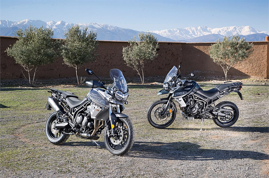 2018 Triumph Tiger 800 adventure touring bike range launch on March 21 ...