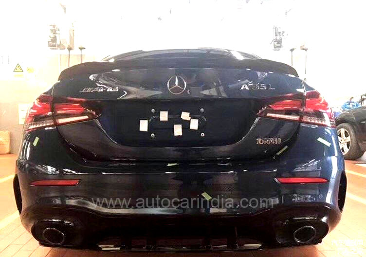 Sporty Mercedes-AMG A35 long wheelbase sedan with comfortable rear ...