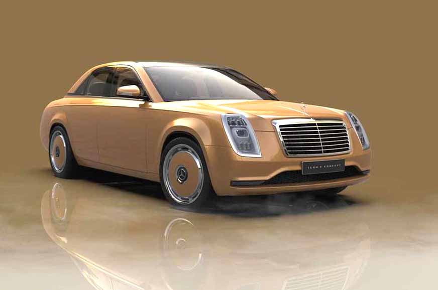 The Mercedes-Benz Icon E Concept is a throwback to the 1968 W115 sedan ...