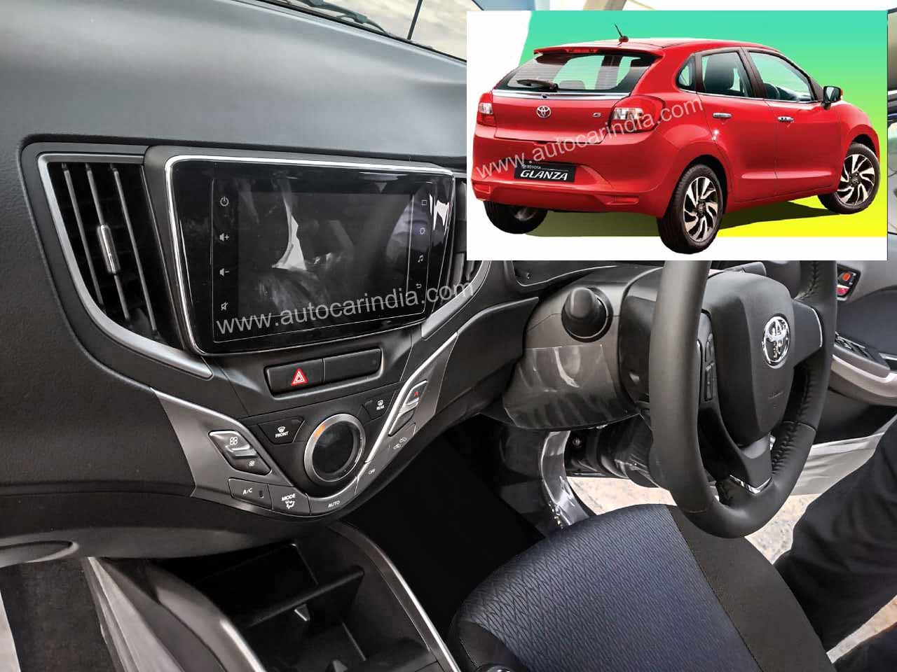 Toyota Glanza Smart Playcast infotainment system details revealed ...