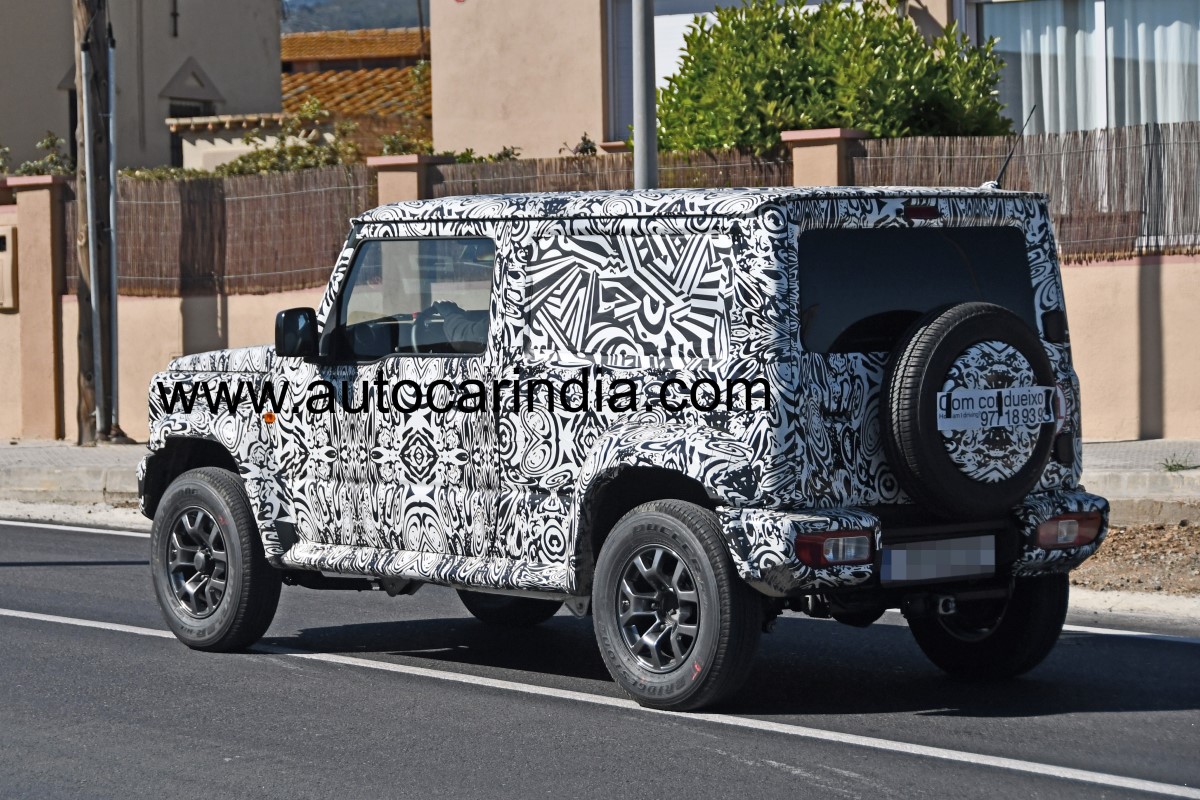 Maruti Suzuki Jimny long wheelbase spied ahead of India launch ...