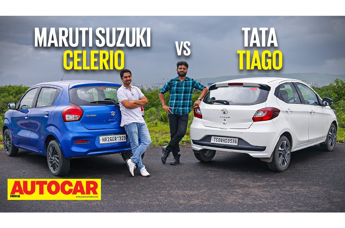 2022 Maruti Celerio vs Tata Tiago comparison video: performance ...