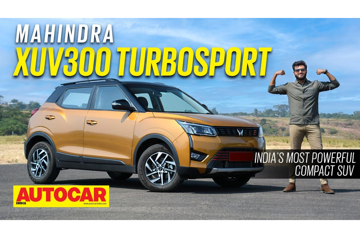 Mahindra XUV300 TurboSport video review: price, powertrain, performance ...