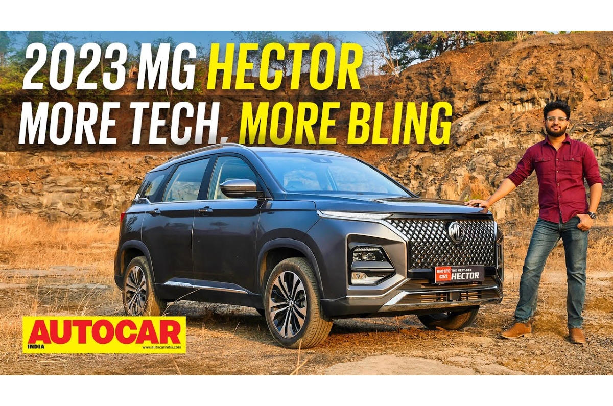 MG Hector facelift SUV video review: price, exterior, interior ...