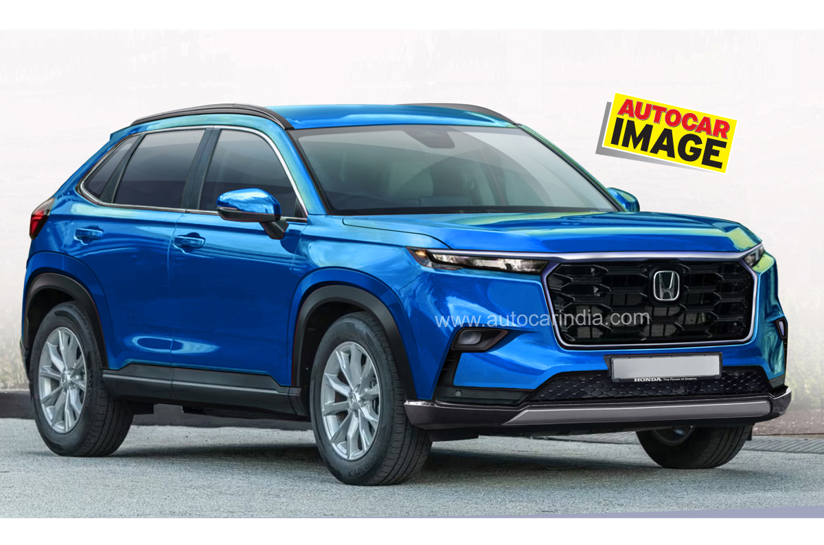 Honda SUV Price Creta Rival Launch Date Exterior Design Rendering