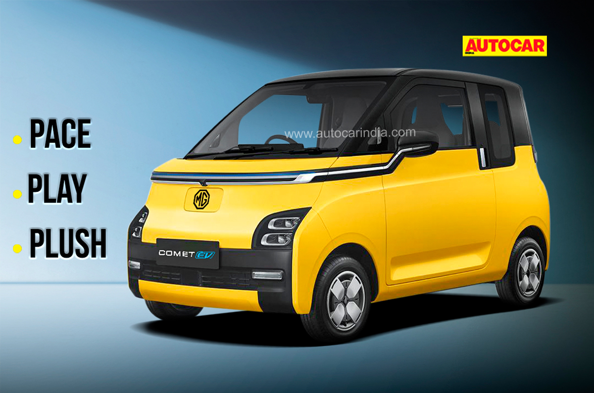 MG Comet EV trims and features