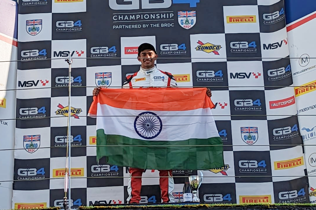 2023 GB4 Championship: Ruhaan Alva on podium at Silverstone | Autocar India