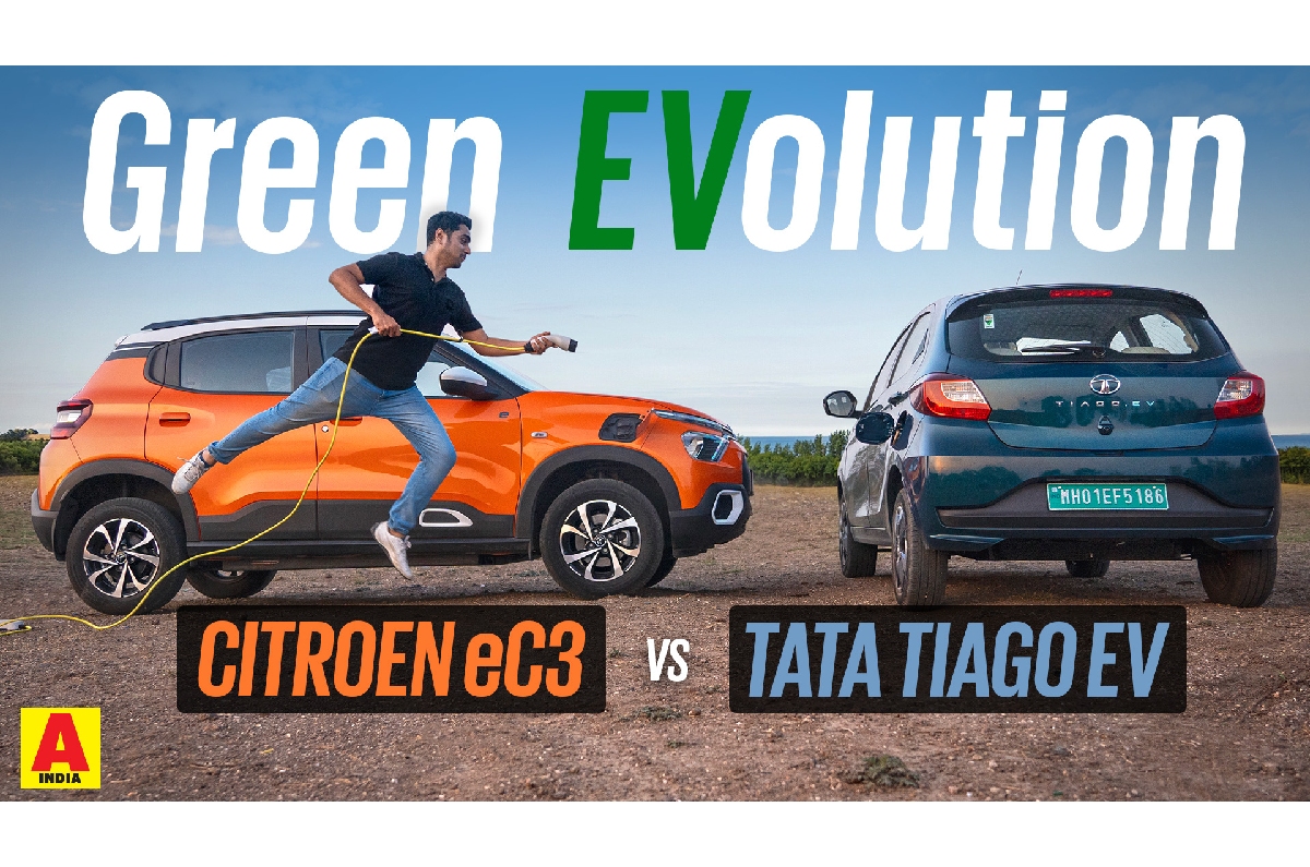 Citroen eC3 vs Tata Tiago EV price, video review, battery, range ...