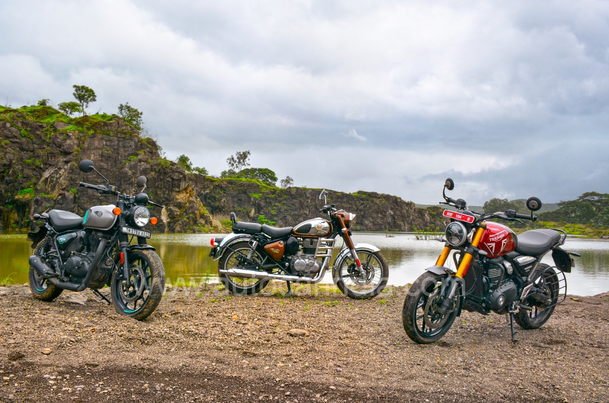 Speed 400 price, Royal Enfield 350 , Hunter 350 comparison, features ...