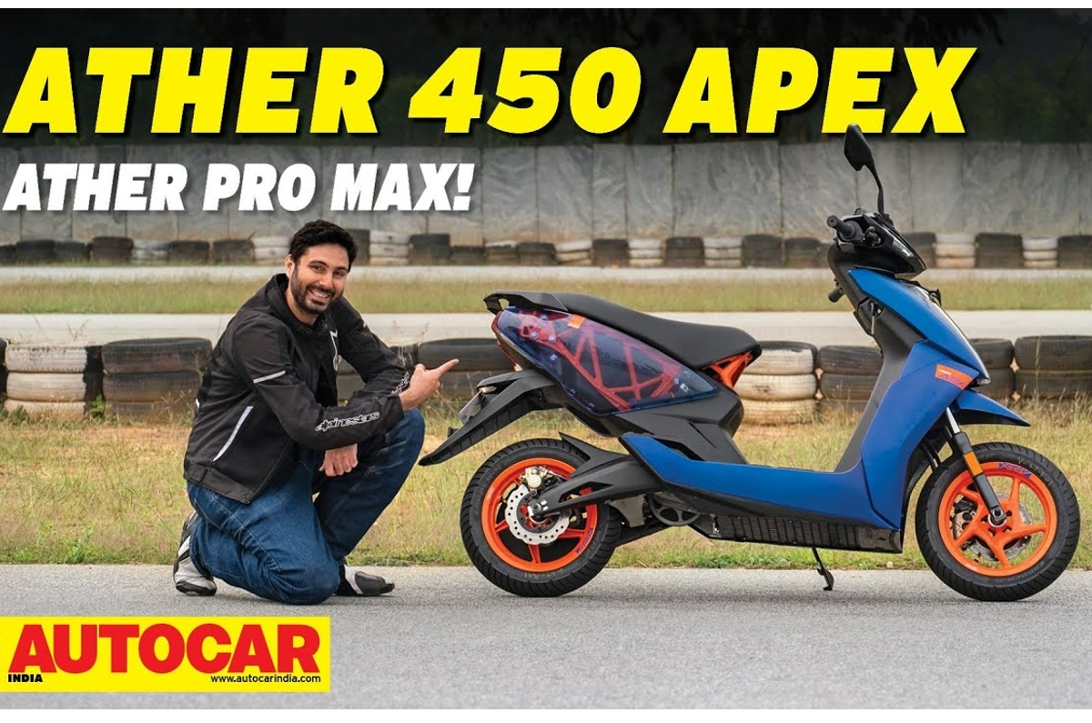 Ather 450 Apex price, design, range, features, top speed: video review ...