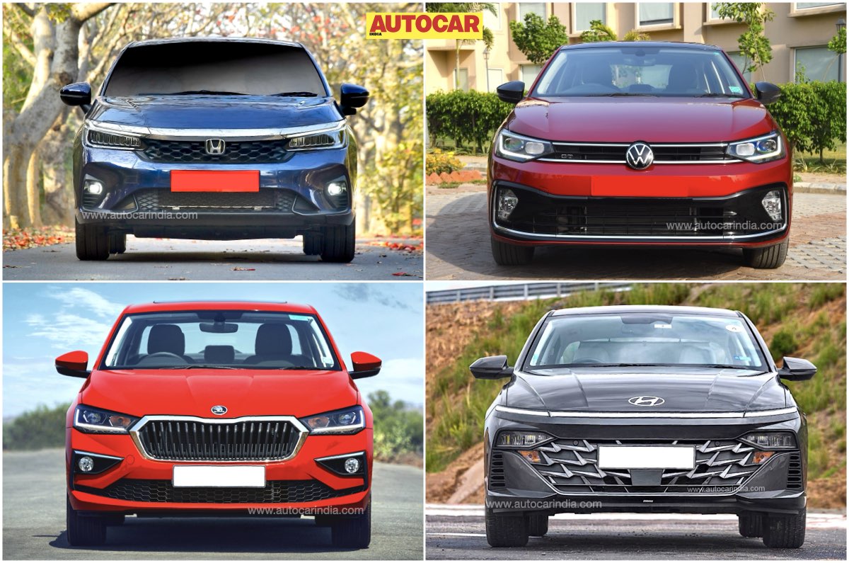 honda city car price on road, Skoda Slavia, Volkswagen Virtus, Hyundai ...