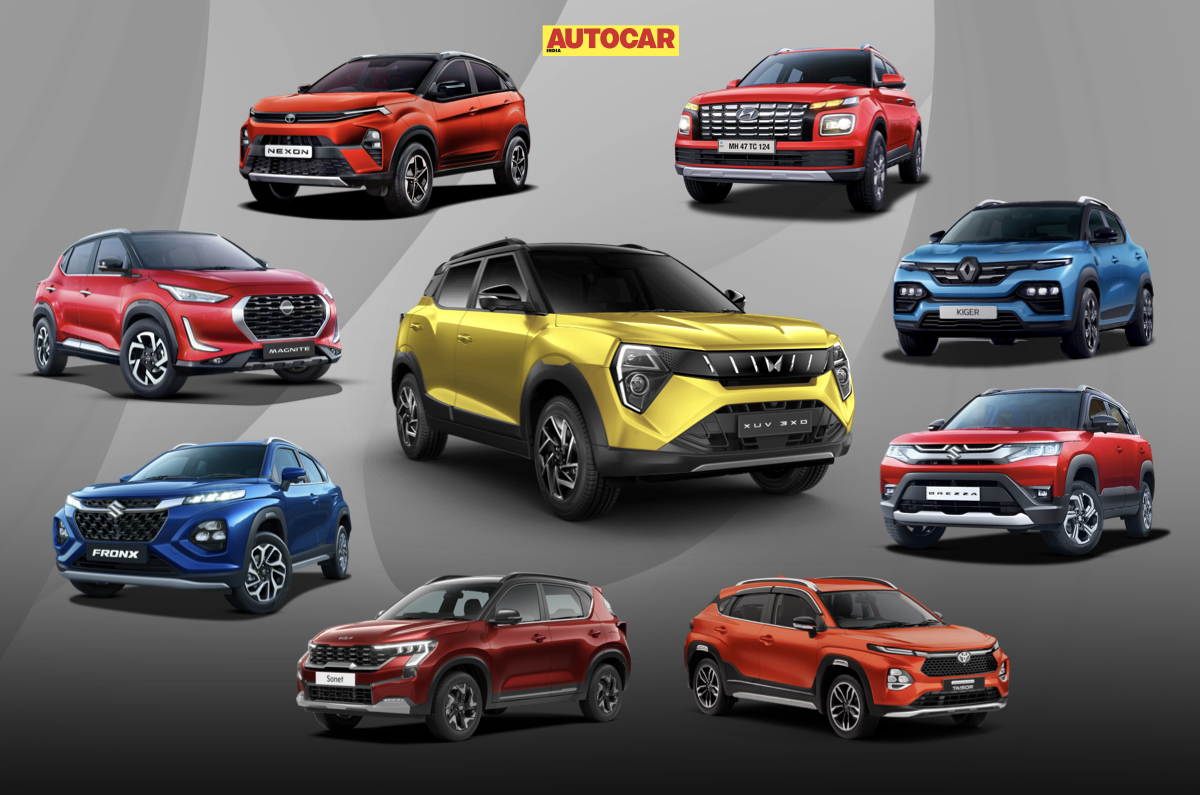 Mahindra XUV300, XUV 3XO price, Tata Nexon, Kia Sonet, Maruti Fronx ...