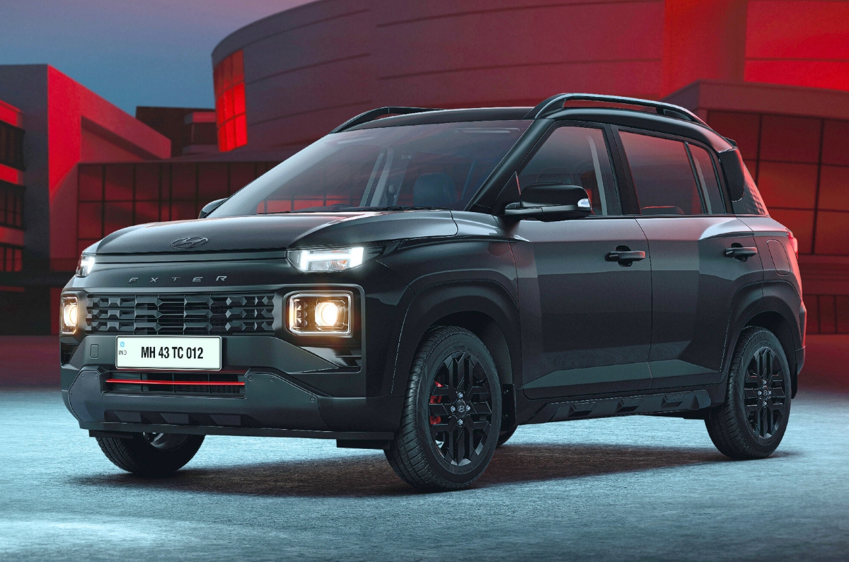 Hyundai Exter, Knight edition, price, design, features, colours ...