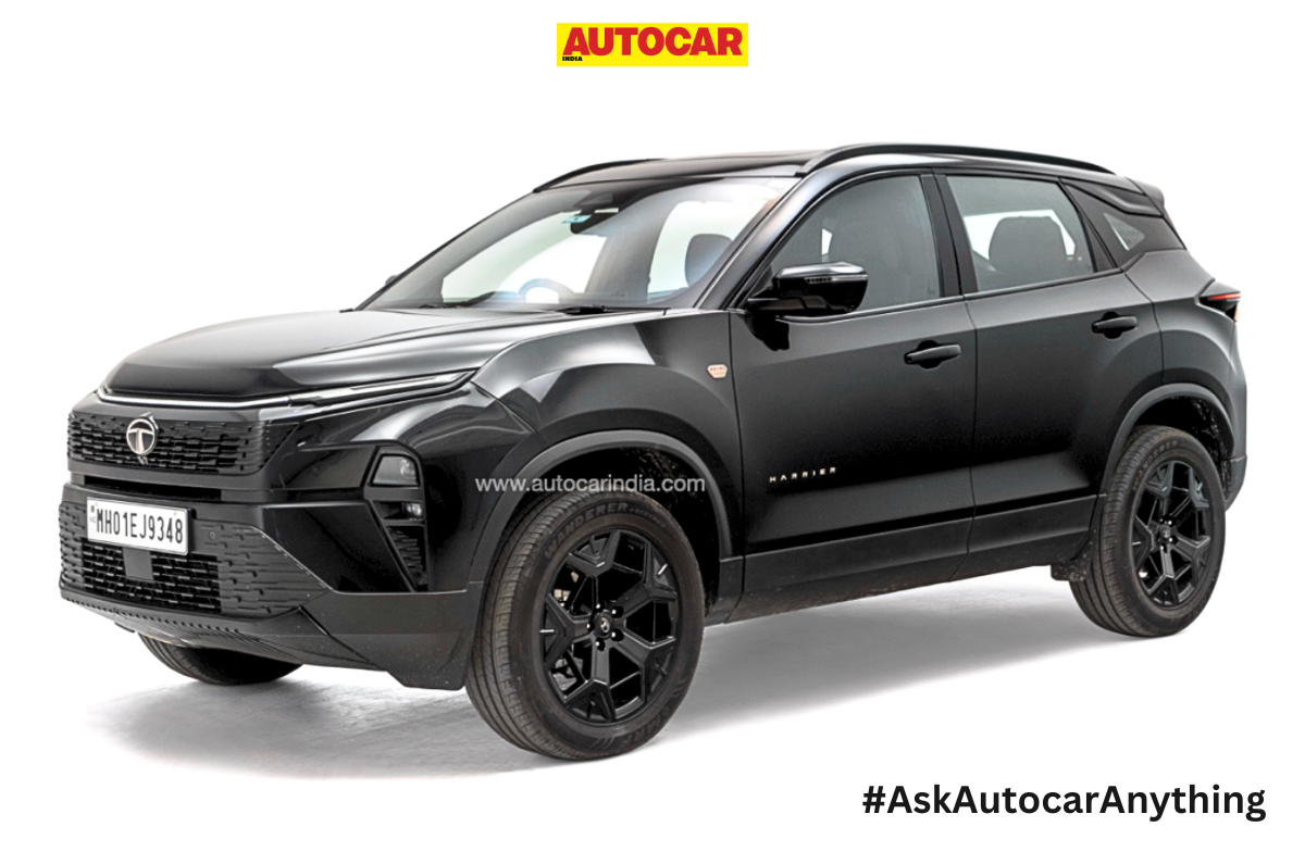 Tata Harrier black, Dark edition, Pure Plus S, accessories, advice ...