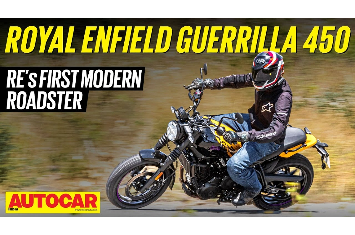 Royal Enfield Guerrilla 450, video review, price, performance, handling ...