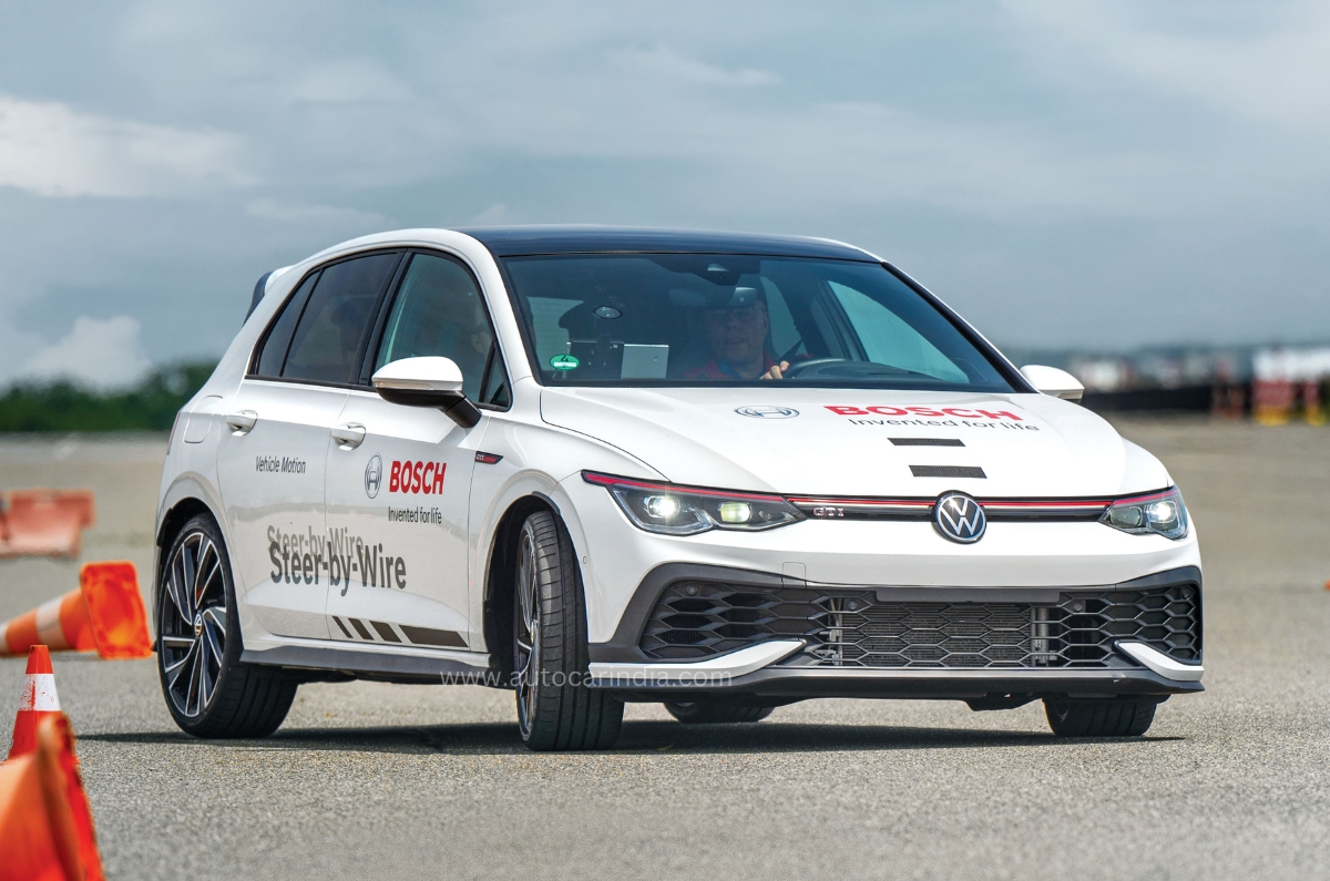 Bosch technology, Steer by wire, brake by wire, Golkf GTI, ADAS ...