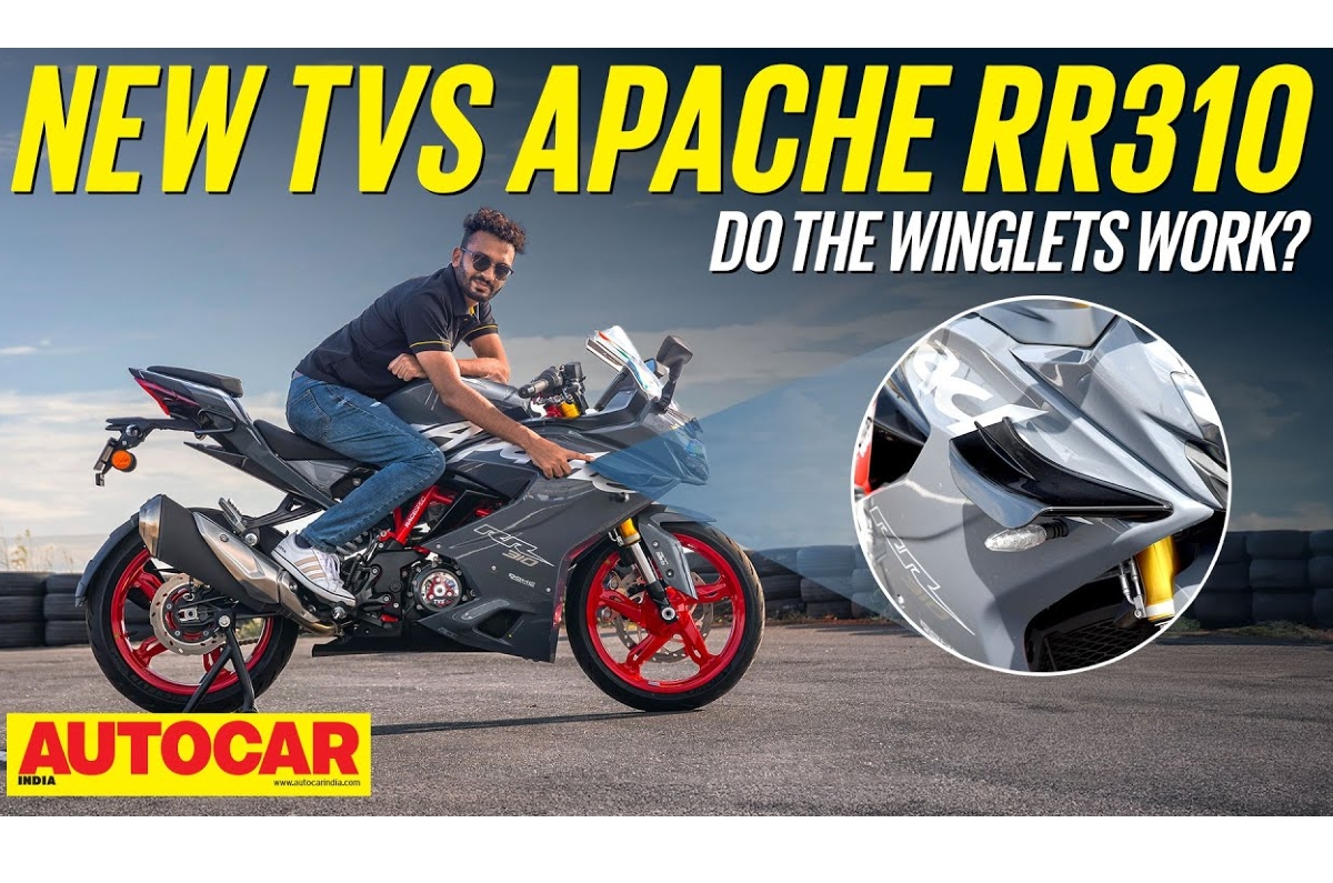 TVS Apache, RR 310 video review, winglets, power, track ride - Introduction | Autocar India