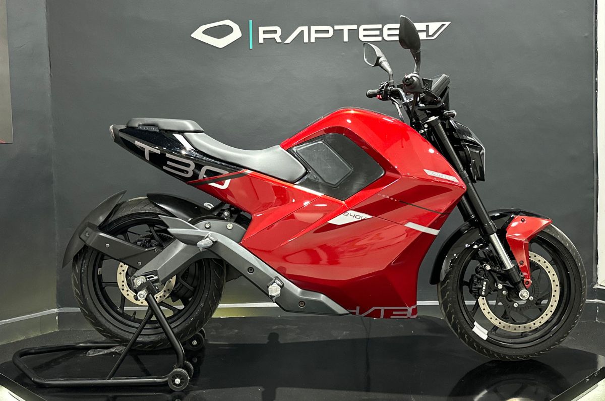 Raptee.HV T 30 electric bike launch price Rs 2.39 lakh, gets CCS2 car ...