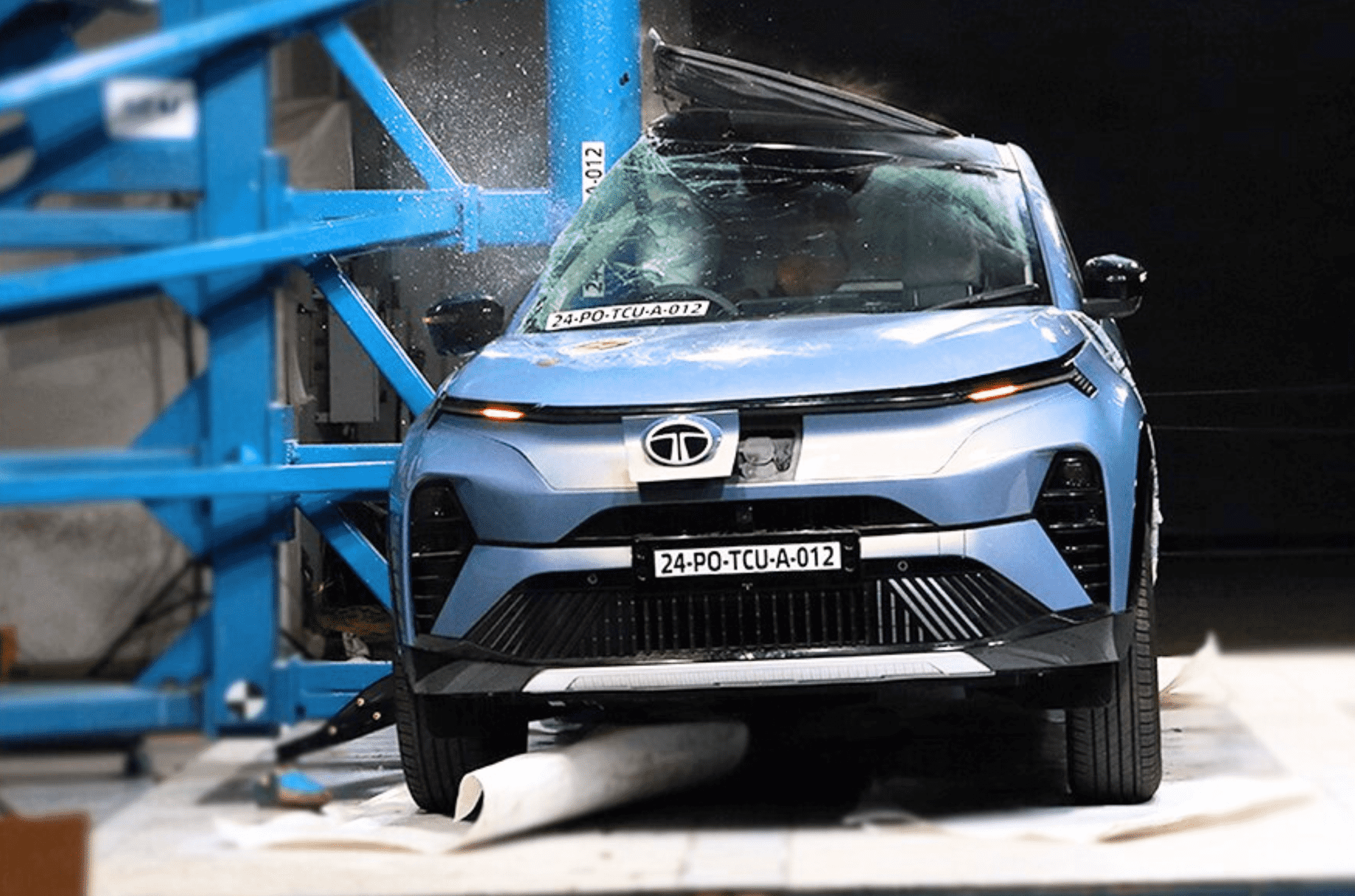 Tata Curvv, BNCAP, safety rating, crash test results, 2024 ...