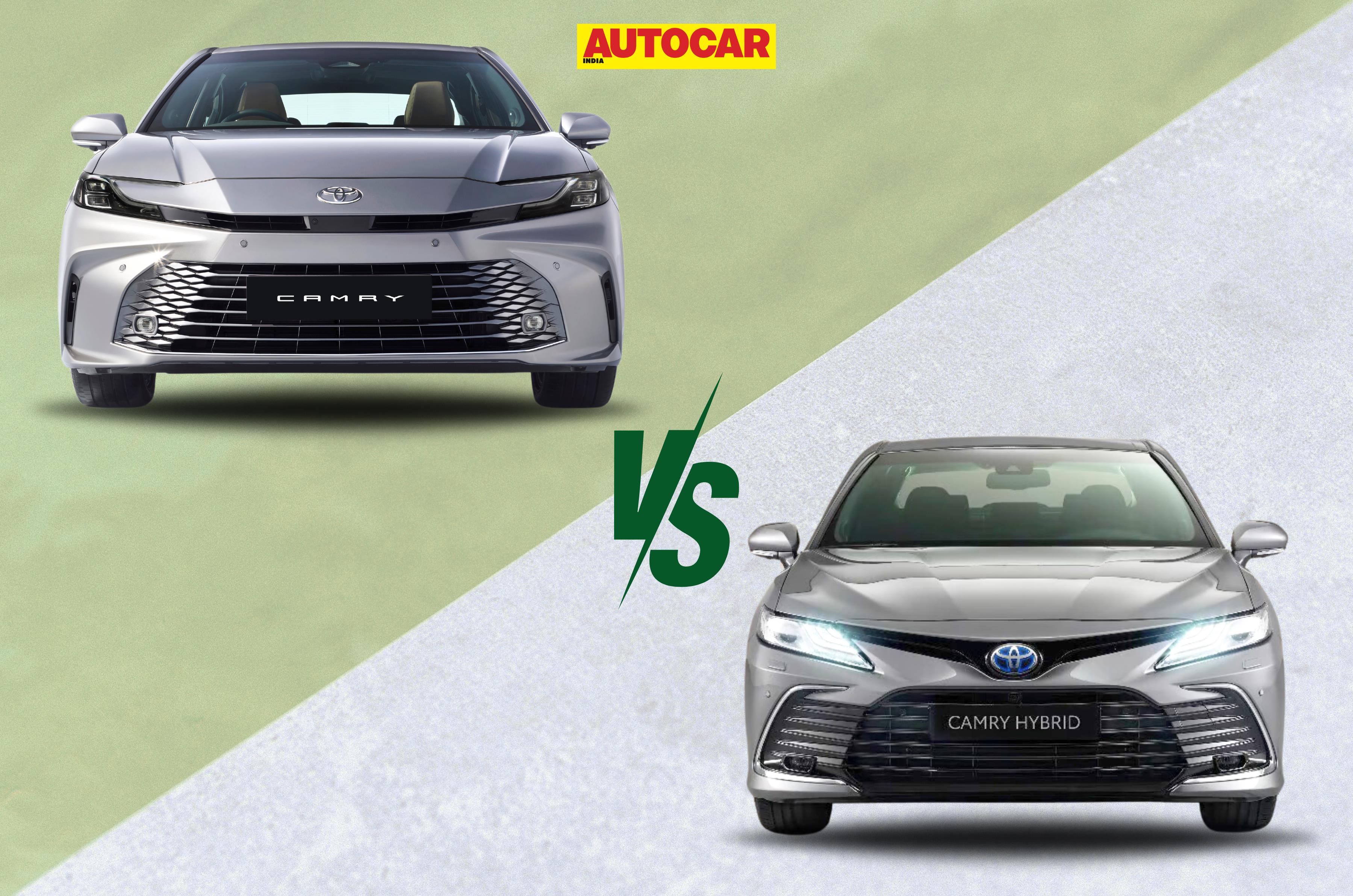 Toyota Camry new vs old, 2025 model vs older sedan, price, mileage ...
