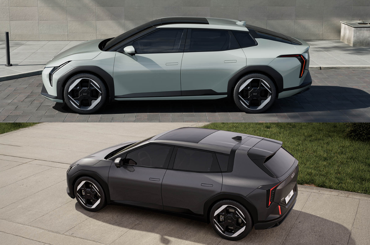 Kia EV4 teaser images electric coupe SUV details | Autocar India