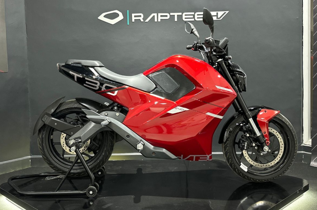 Raptee.HV T30 ARAI clearance, car charging, electric 2-wheeler, power ...