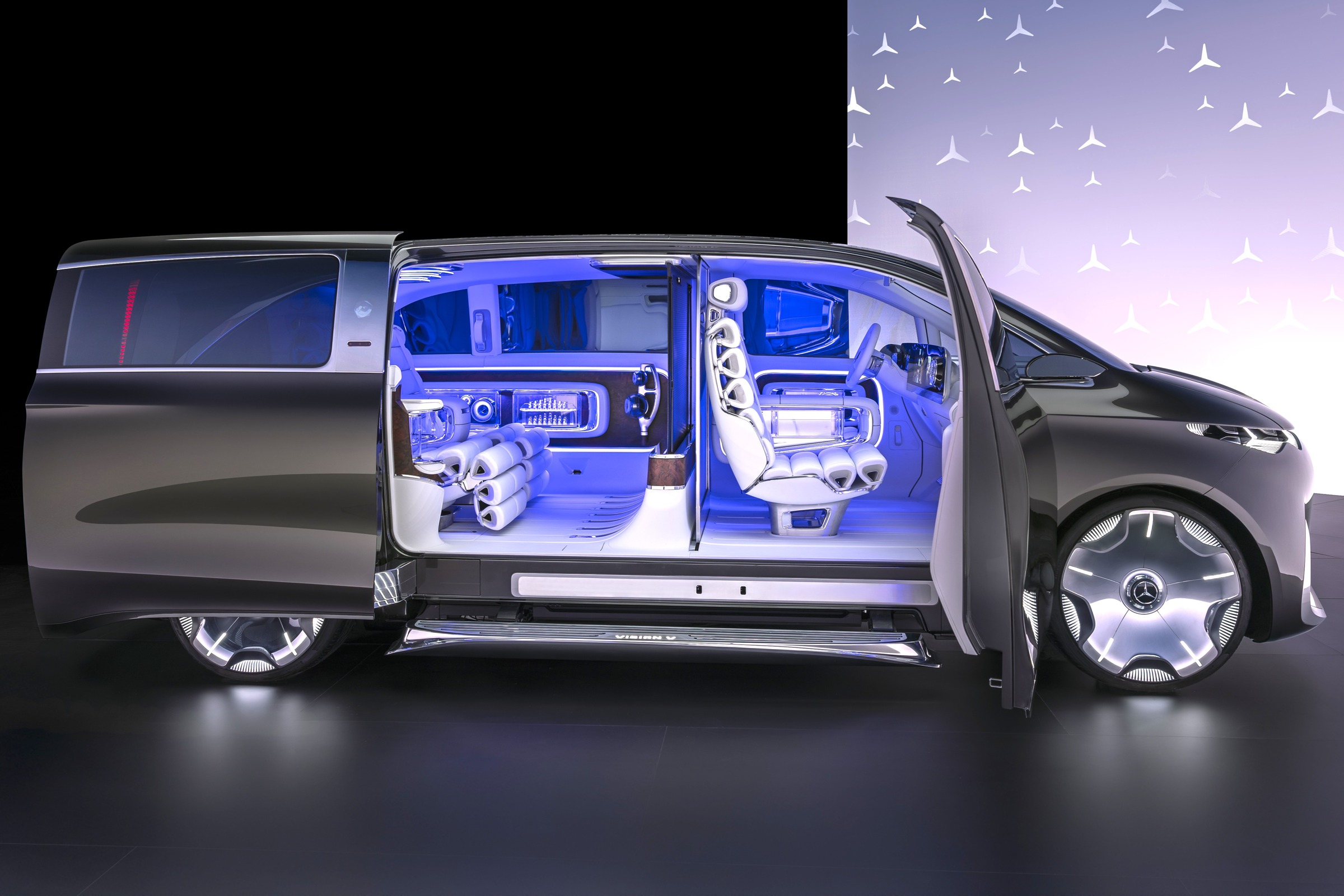 New Mercedes V Class previewed with Vision V electric MPV concept - Introduction | Autocar India