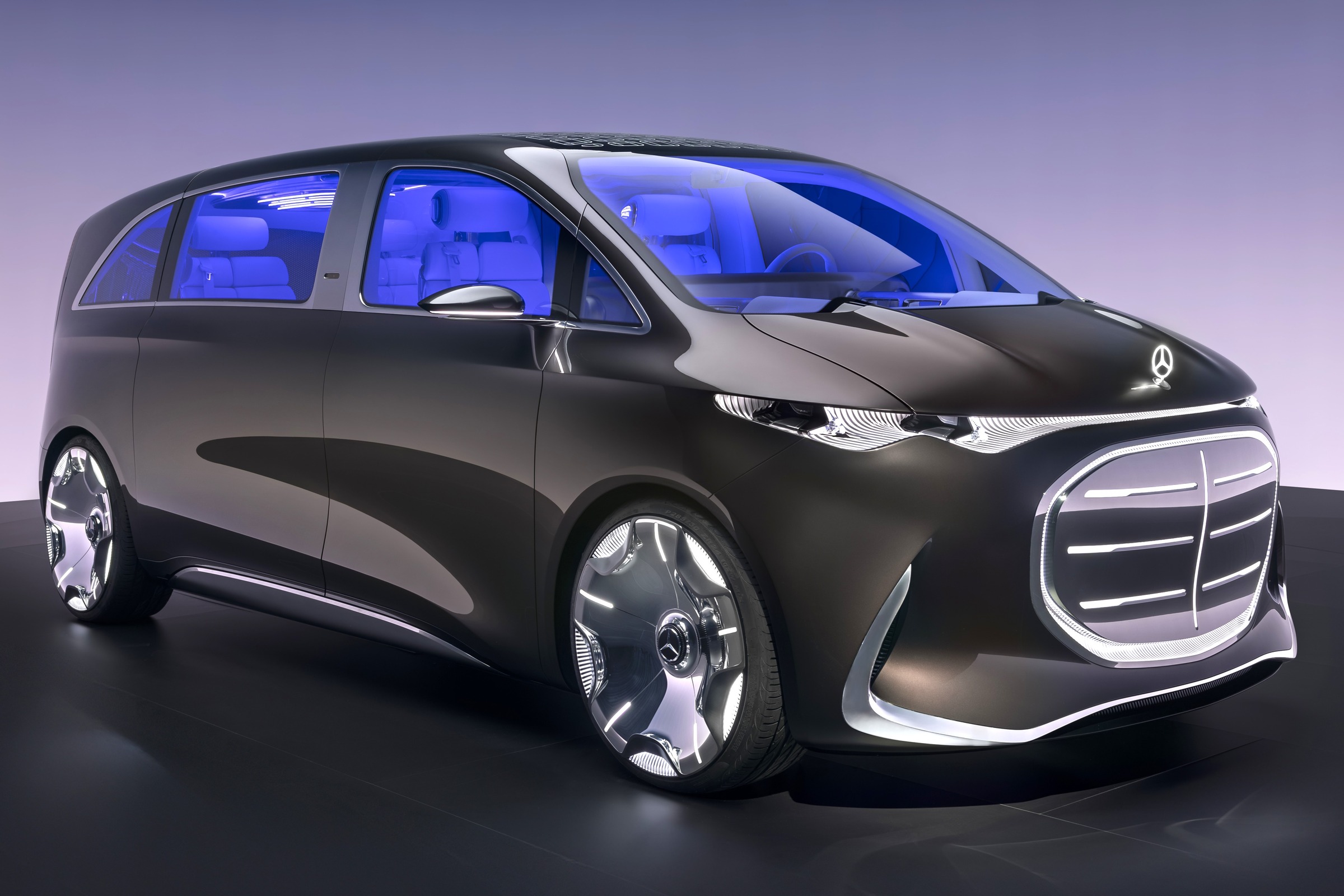 New Mercedes V Class previewed with Vision V electric MPV concept ...