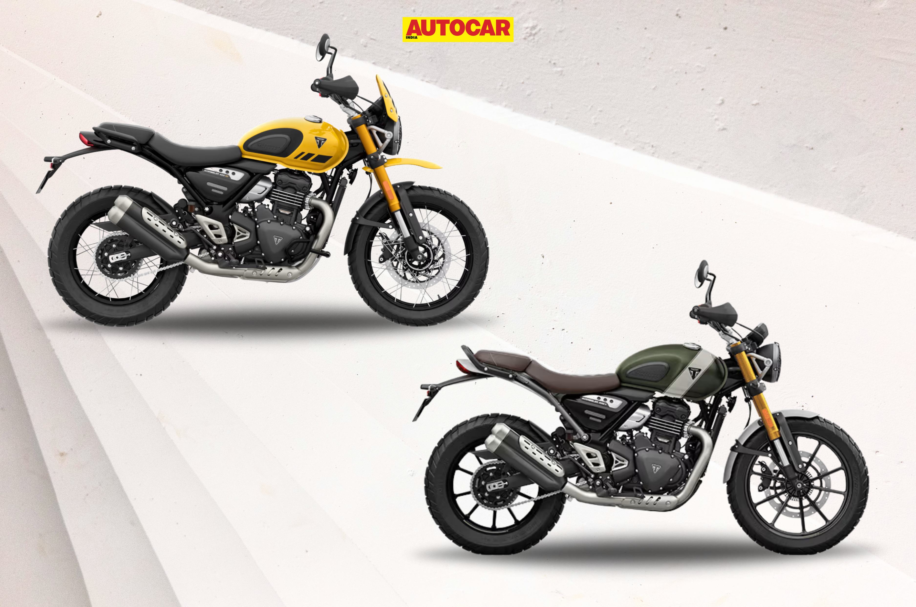 Triumph Scrambler 400 XC vs Scrambler 400 X: price and differences ...