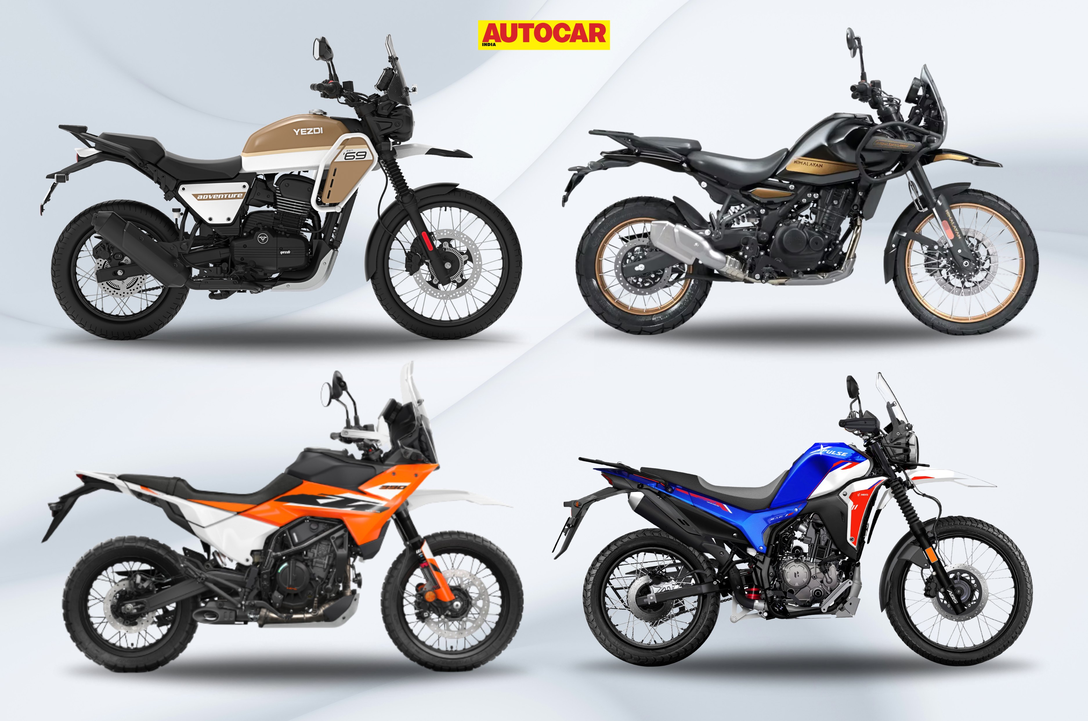 ADV motorcycles with the lowest seat height under Rs 4 lakh ...