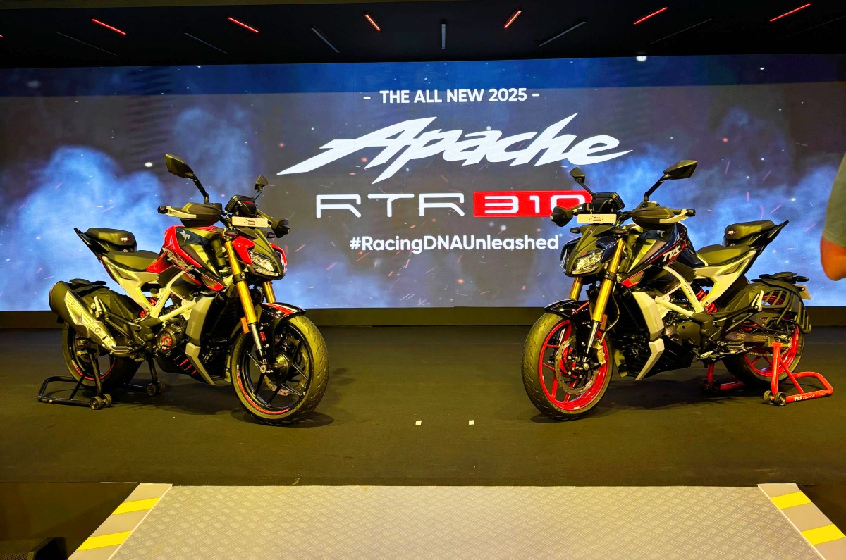 Updated TVS Apache RTR 310 launched at Rs 2.40 lakh - Introduction ...