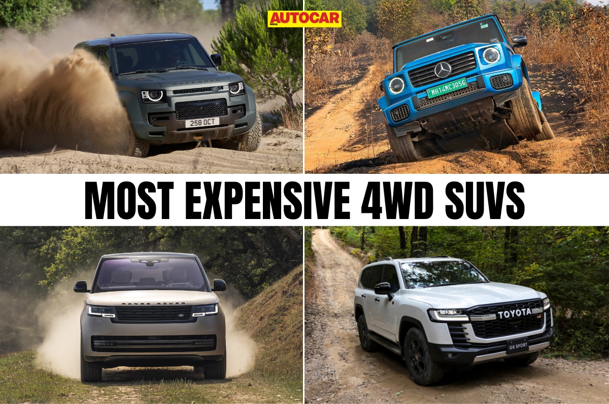 Most expensive 4WD SUVs in India