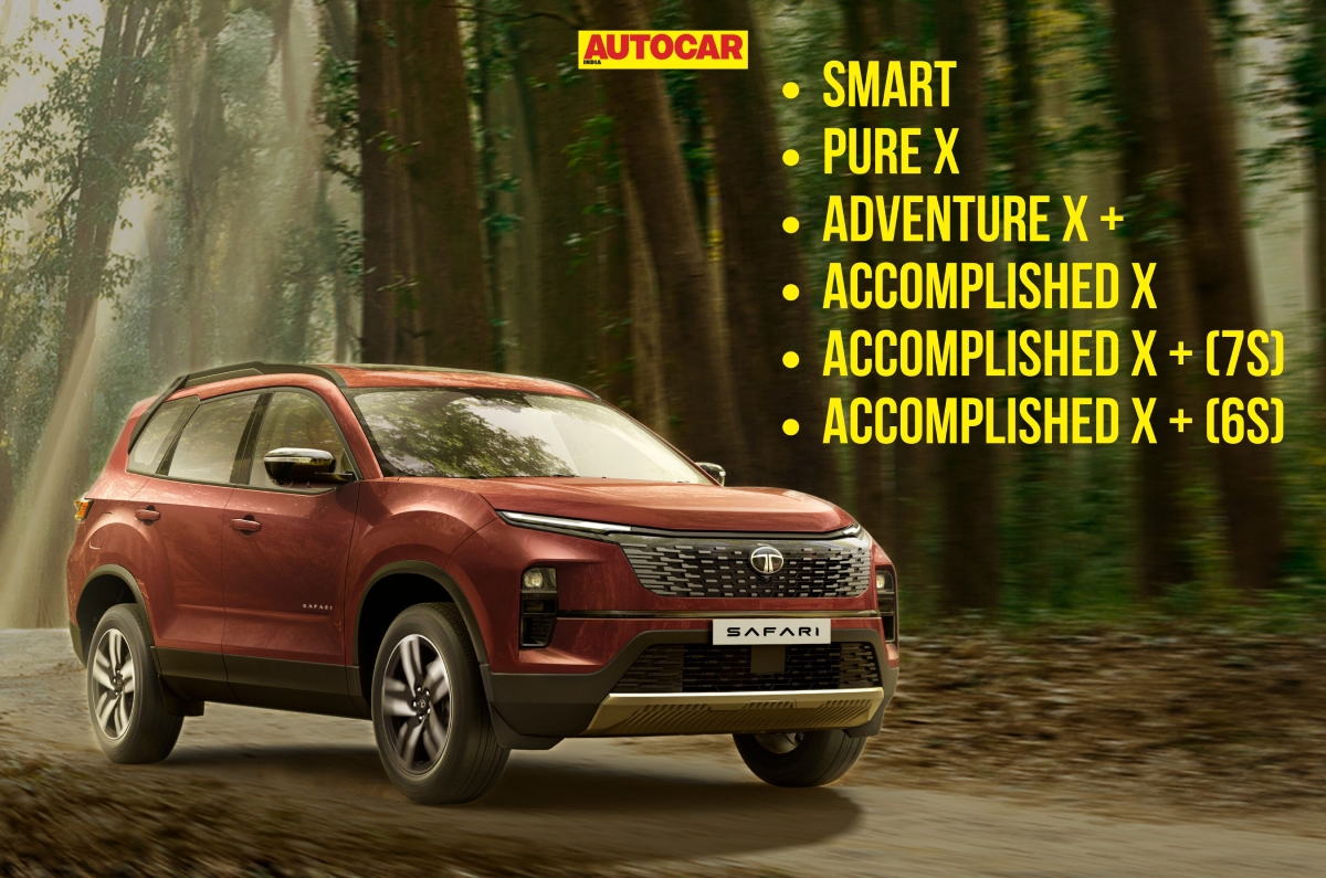 2025 Tata Safari Adventure X and Pure X new variants and features ...
