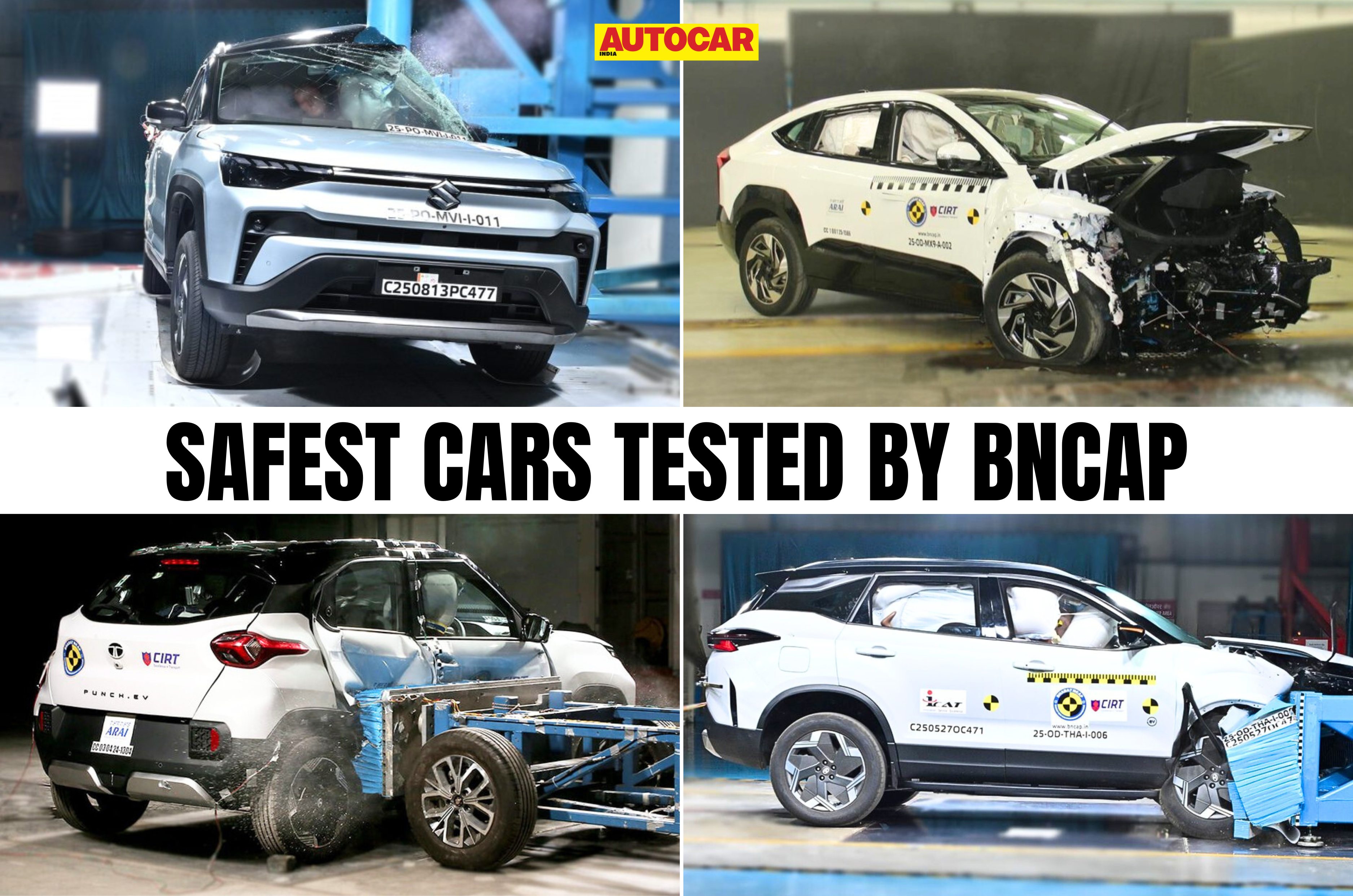 Top 5 safest cars in India as rated by Bharat NCAP - Introduction ...
