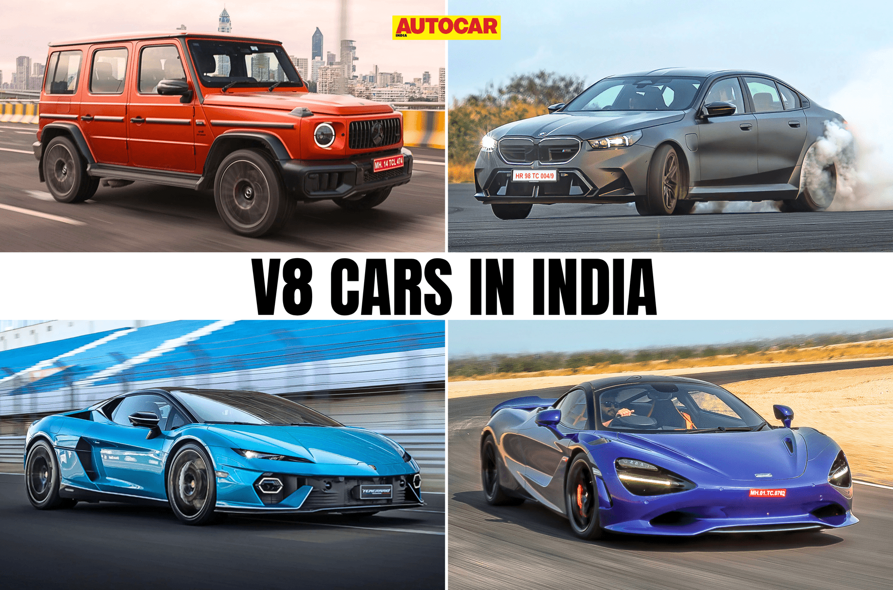 V8 cars in India