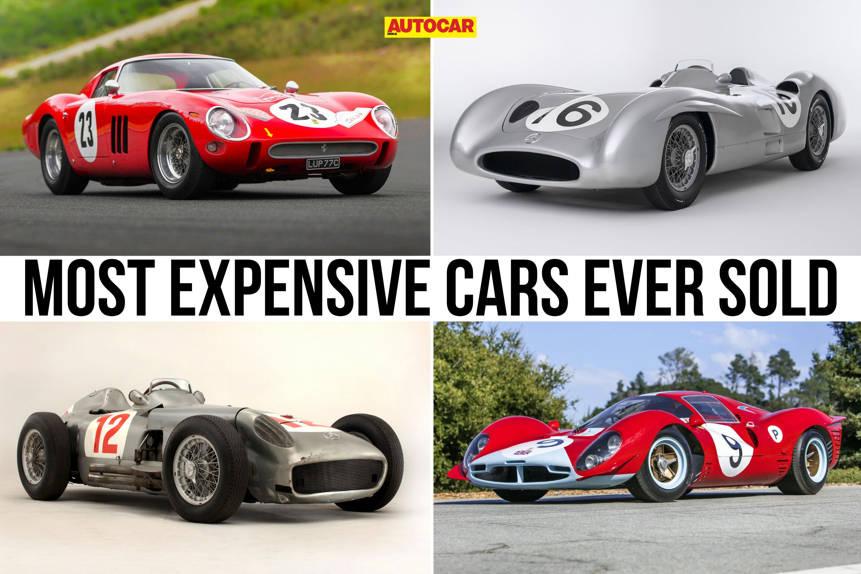 top 10 most expensive cars ever sold in the world at auction