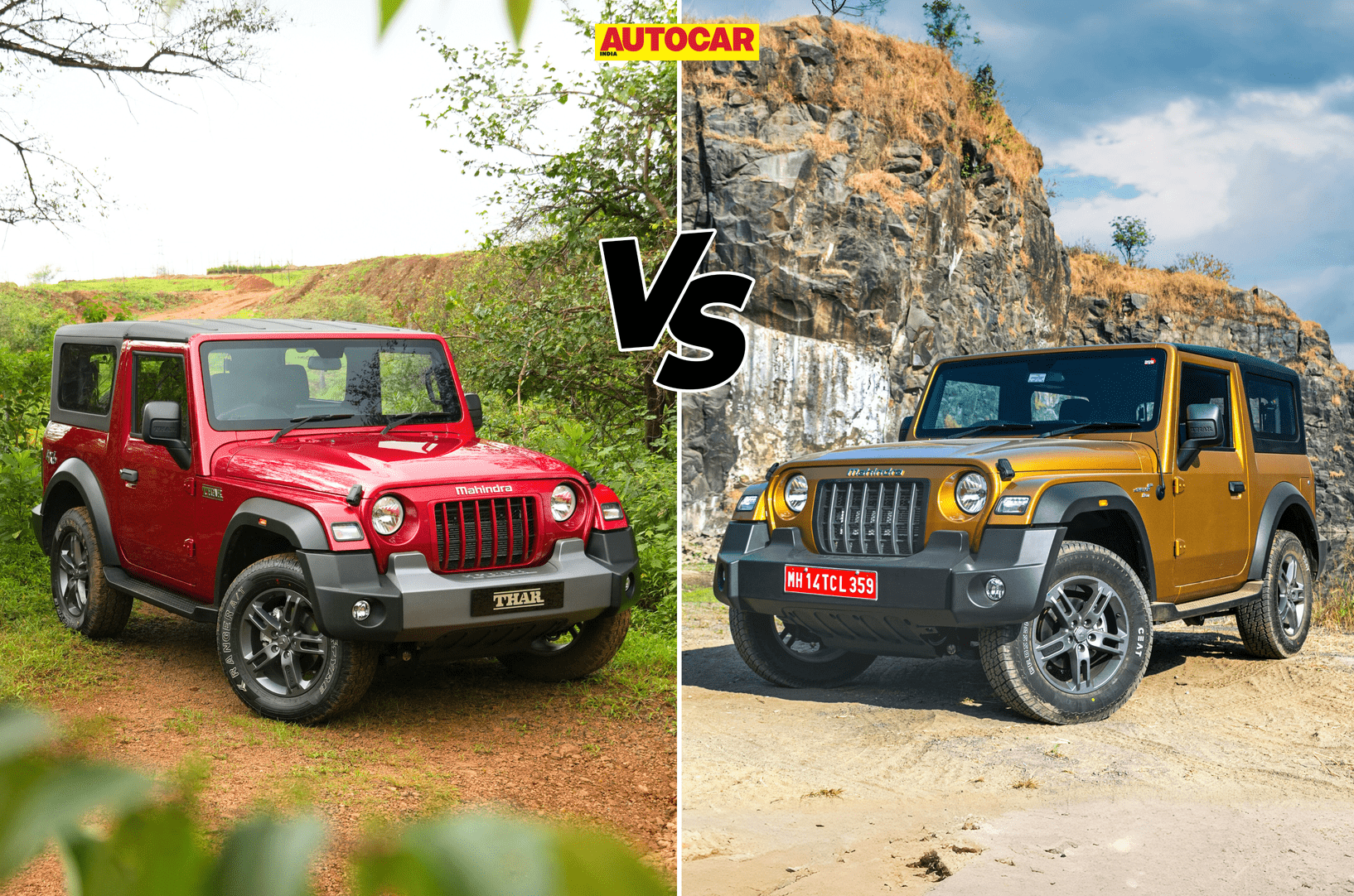 Mahindra Thar new vs old