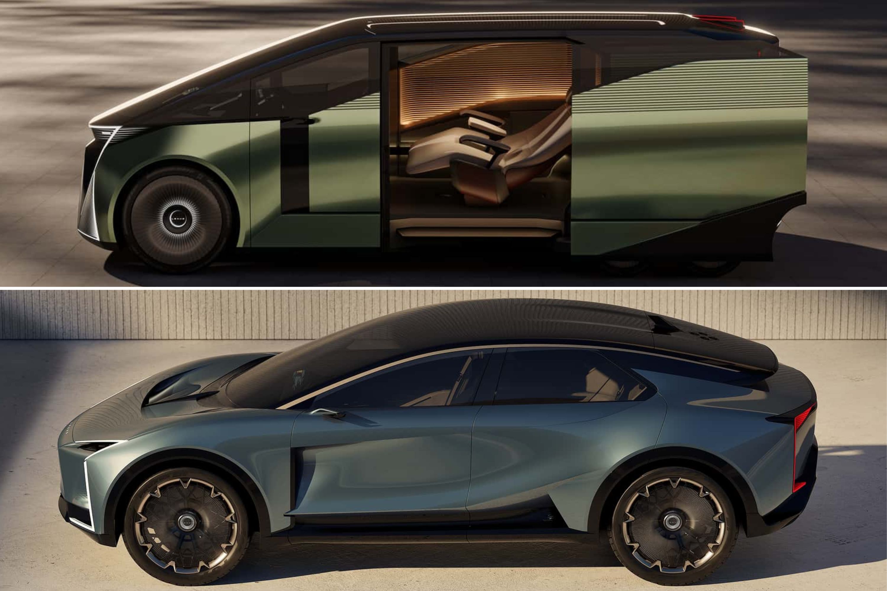 Lexus LS reinvented as luxury MPV and coupe SUV concepts - Introduction ...