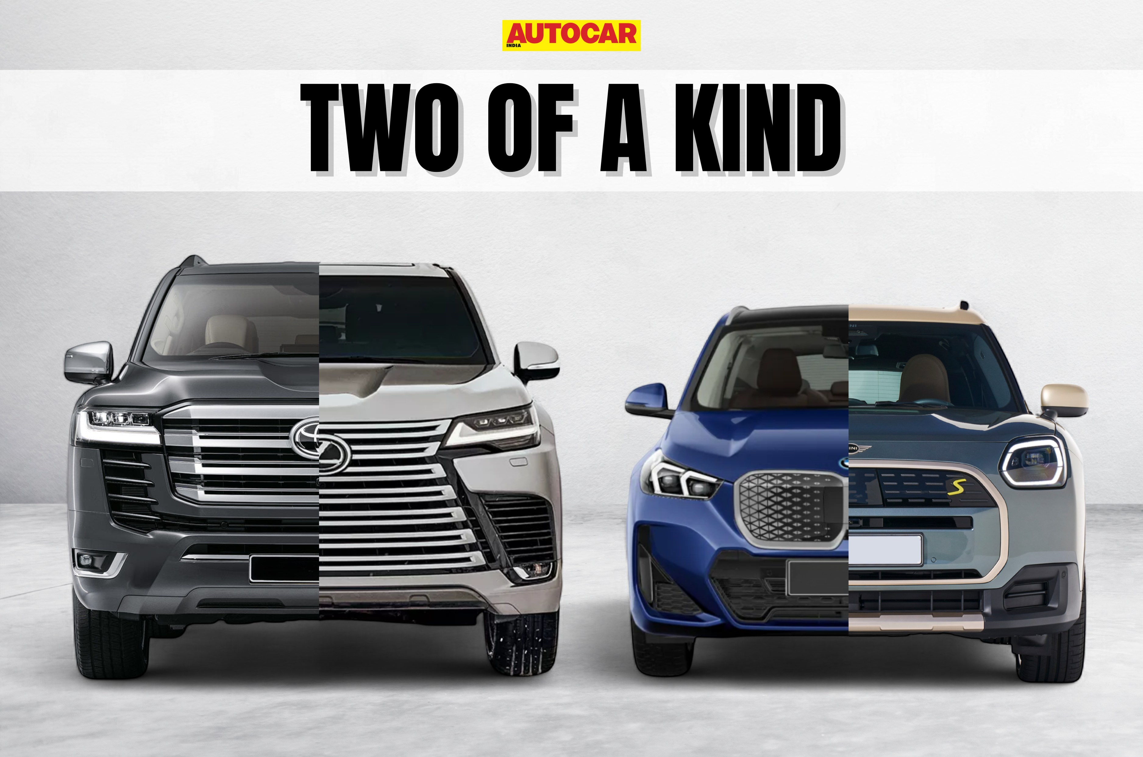 Every luxury car with a twin in India