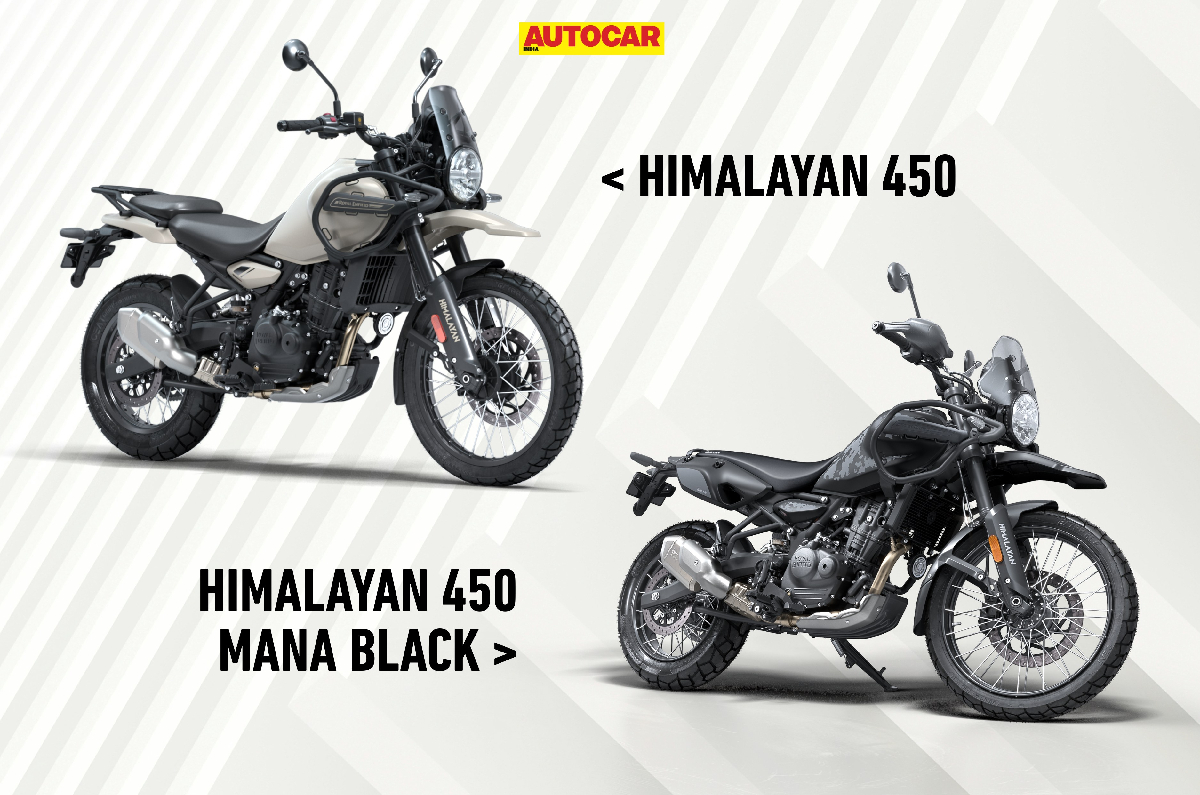 Royal Enfield Himalayan 450 vs Mana Black Edition: price and ...