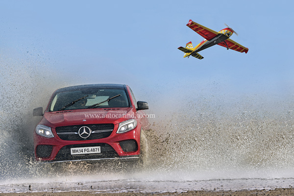 Mercedes GLE 450 AMG Coupe vs RC airplane - Feature - Autocar India