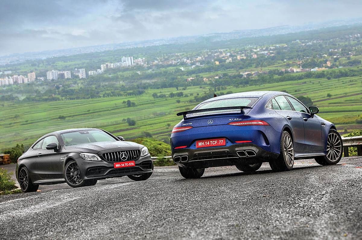 Mercedes-AMG C 63 Coupe, GT S 63 4-Door Coupe review on Indian roads ...