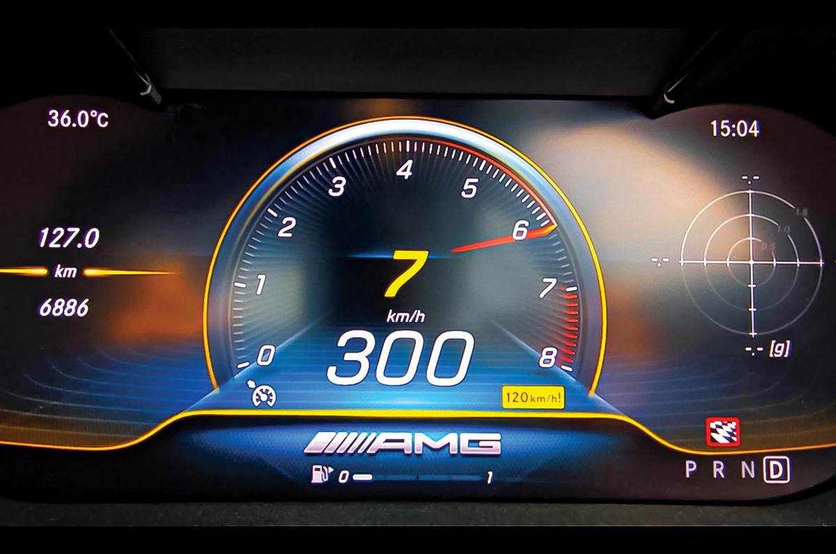 0-300kph at NATRAX in a Mercedes AMG GT R | Autocar India