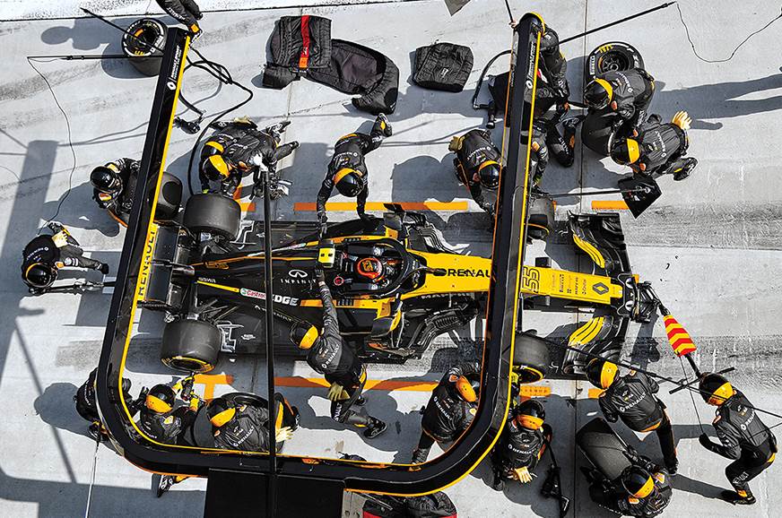A Renault's journey to the F1 race track